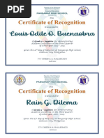 Certificate For SSG Officers | PDF