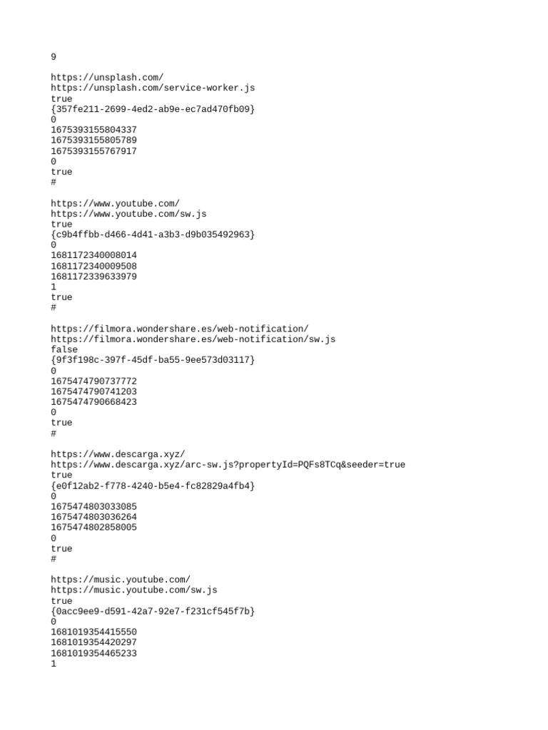 Web Service Worker URLs | PDF