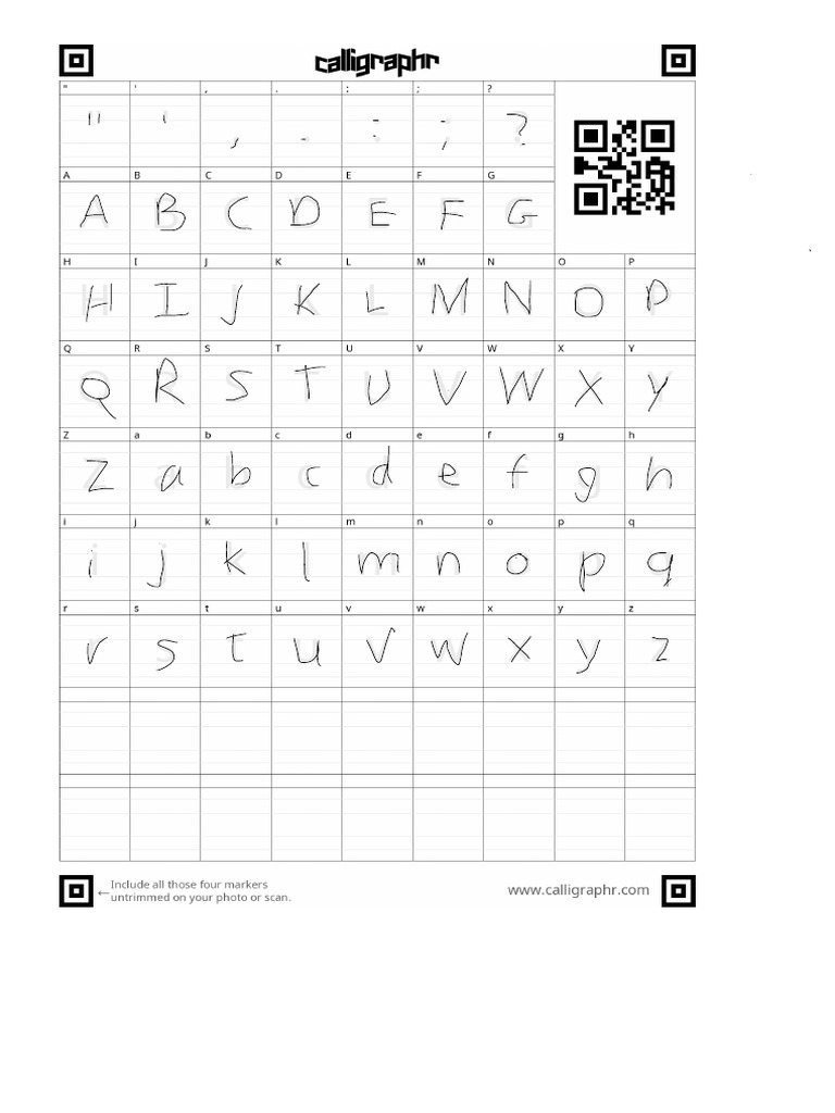 Calligraphr-Template2 | PDF