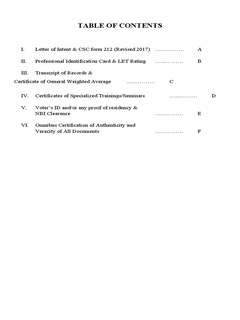 Table of Contents | PDF