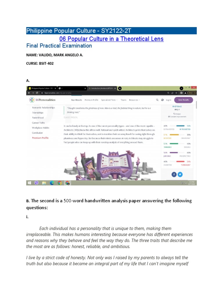 06 Popular Culture in A Theoretical Lens | PDF | Intersectionality ...