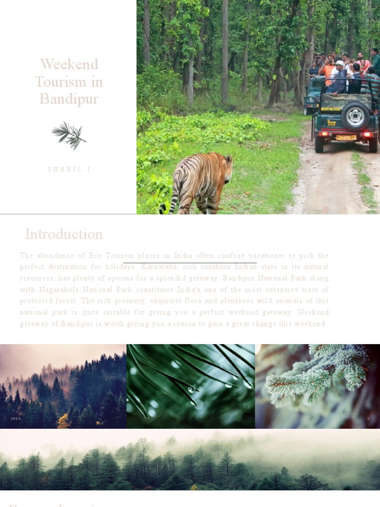 Weekend Tourism in Bandipur | PDF | Tourism | Marketing
