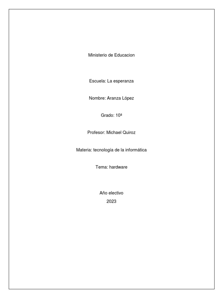Tecgnologia Partes de Una Computadora | PDF | Periférico | Hardware de ... Tecgnologia Partes de Una Computadora | PDF | Periférico | Hardware de ...