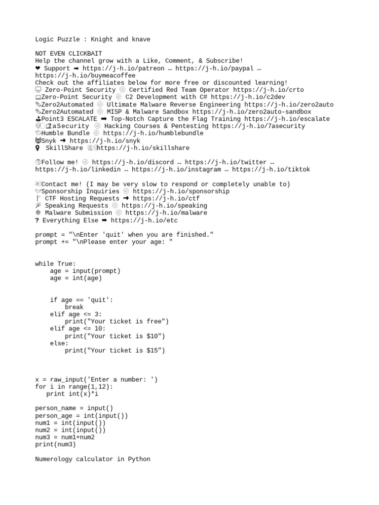 Online Coding Course ( | Download Free PDF | Computing | Notation