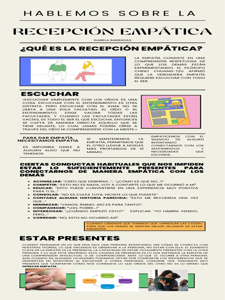 Recepción Empática | PDF | Empatía | Comprensión