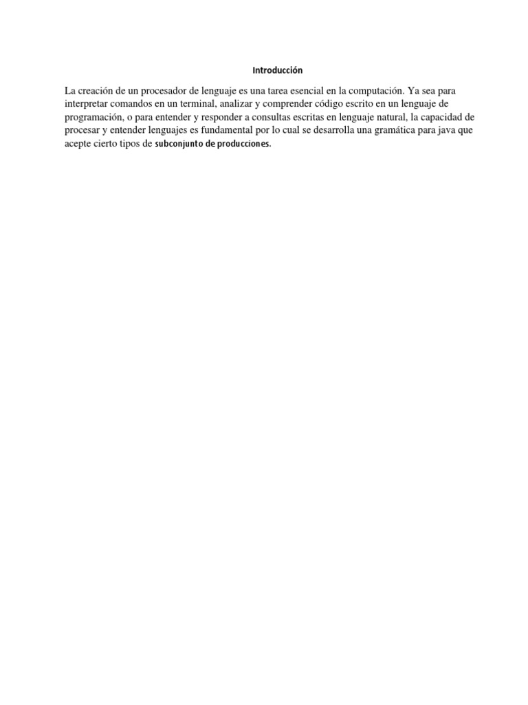 Gramática Java con ANTLR | PDF | Lenguaje de programación | Java (lenguaje de programación)