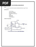 Astable Multivibrator Experiment | PDF | Electronic Design | Electricity