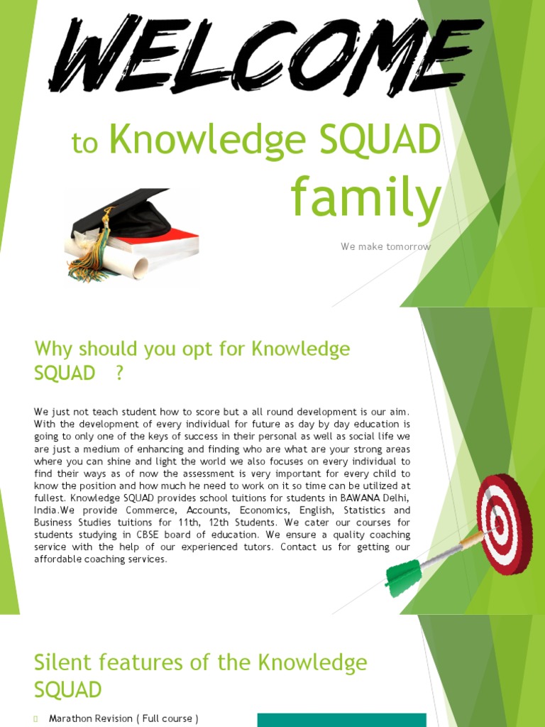 Knowledge SQUAD | PDF | Cognition | Learning