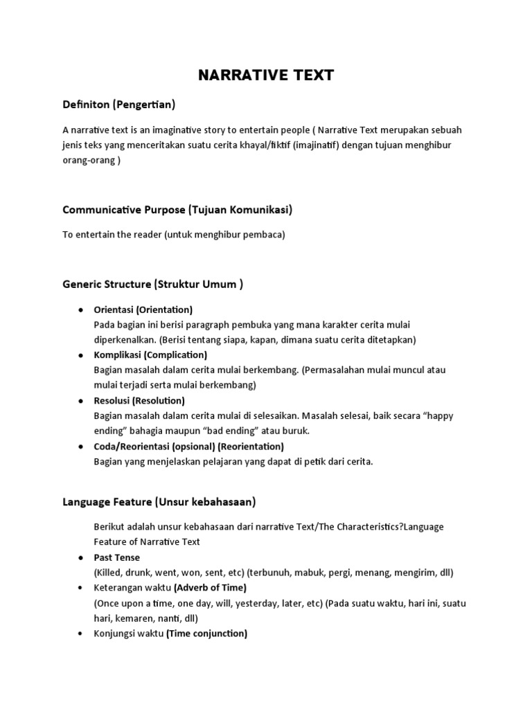 Narrative Text | PDF