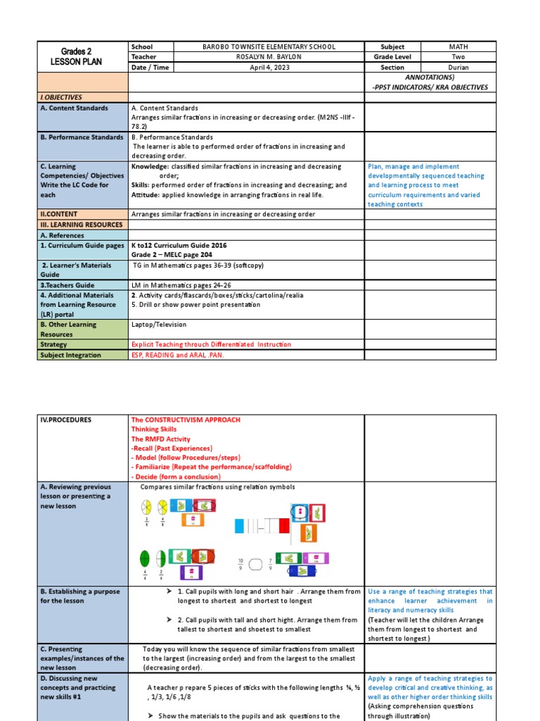 1ST COT-MATH 2 - Q3 Week 7 | PDF