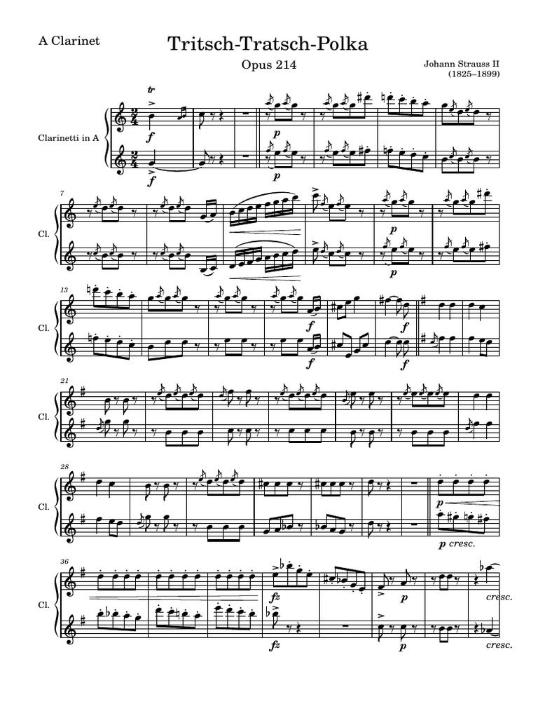 Tritsch-Tratsch-Polka Cla.pdf | PDF