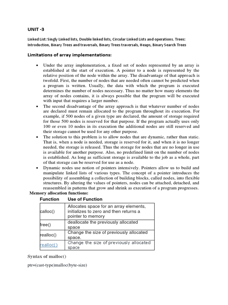 Unit 3 Pdf Pointer Computer Programming Computer Science