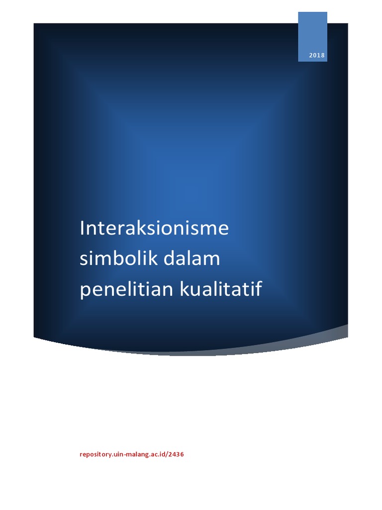 Interaksionisme Simbolik dalam Kualitatif | PDF | Sains & Matematika