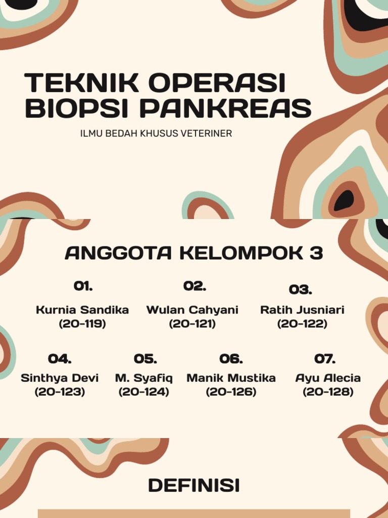 Teknik Biopsi Pankreas pada Hewan | PDF