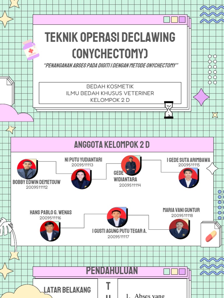 Teknik Onychectomy untuk Abses Kuku Anjing | PDF