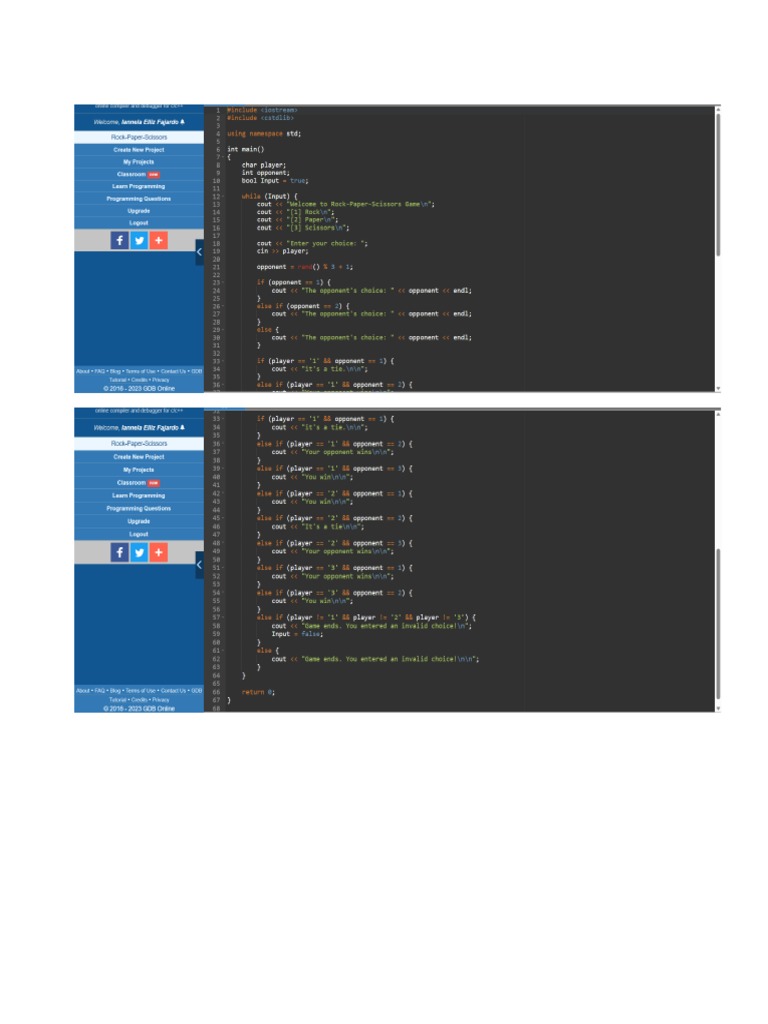 Rock Paper Scissors | PDF