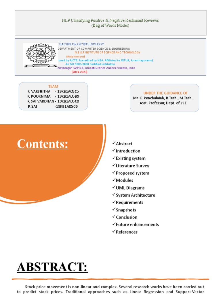 Final Year Documentation | PDF | Stocks | Machine Learning
