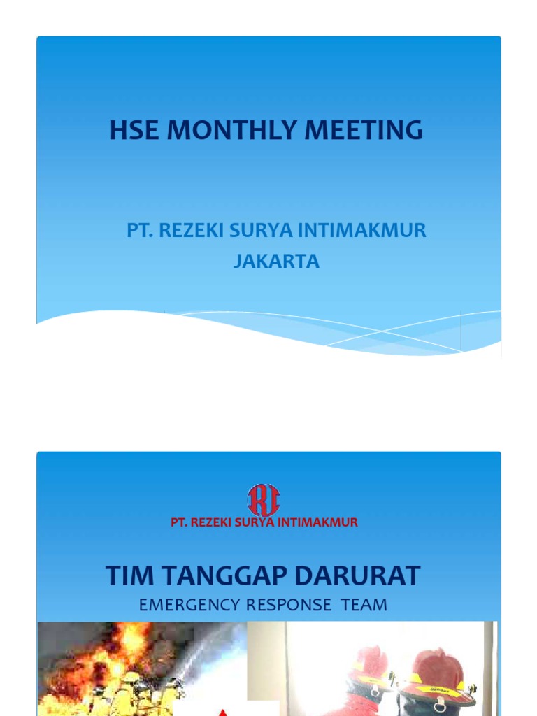 Proses Tanggap Darurat, Up Date 2016. | PDF