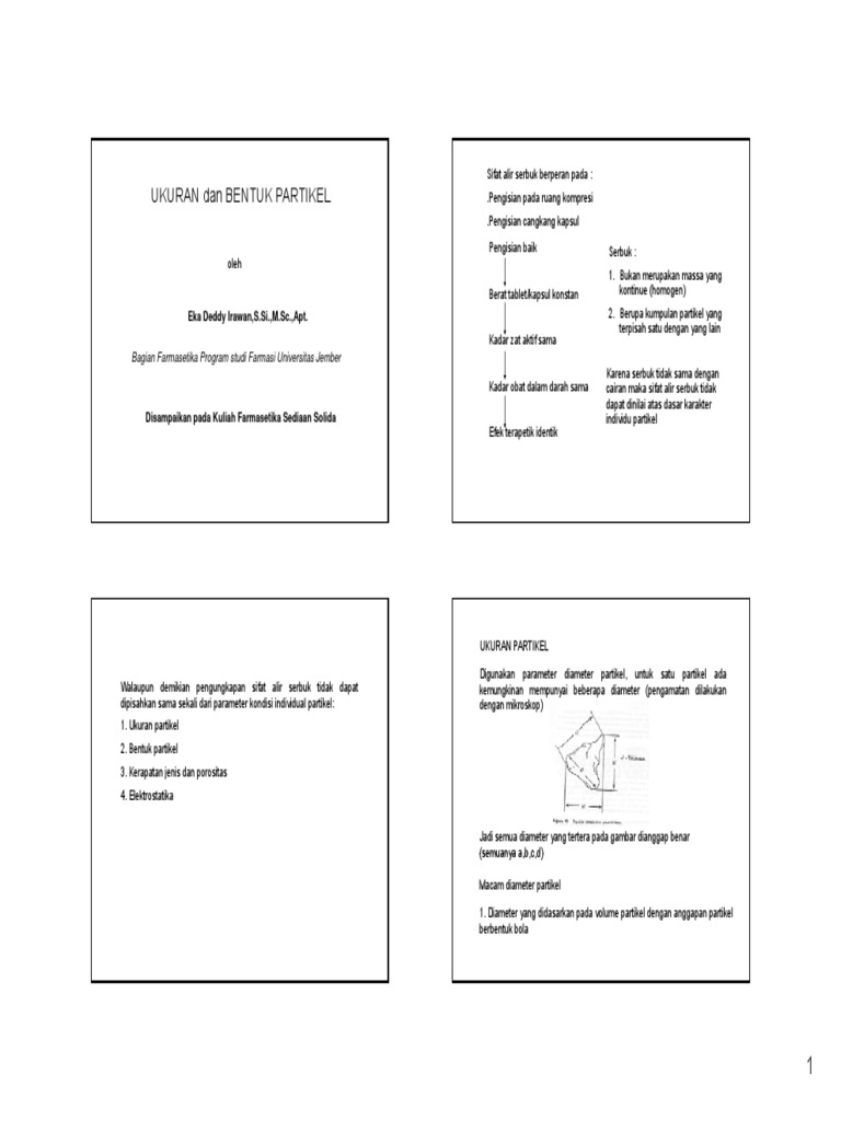 Ukuran Partikel | PDF