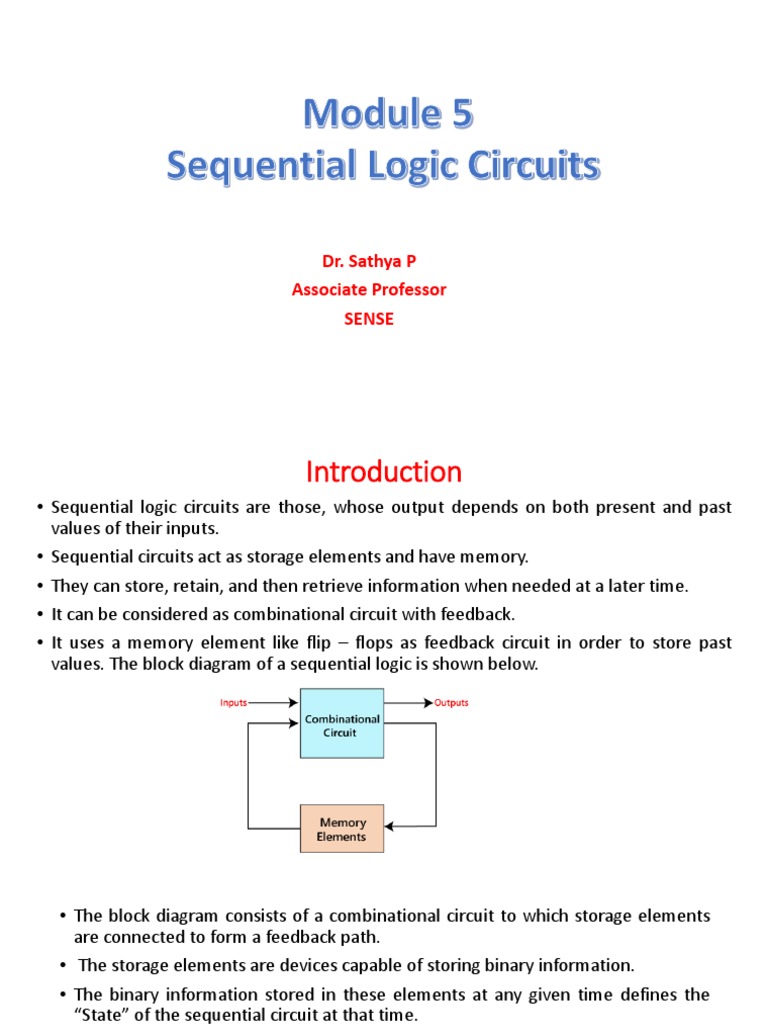 26 Sequential Logic Circuit Introduction 18-02-2023 | PDF | Electronic ...