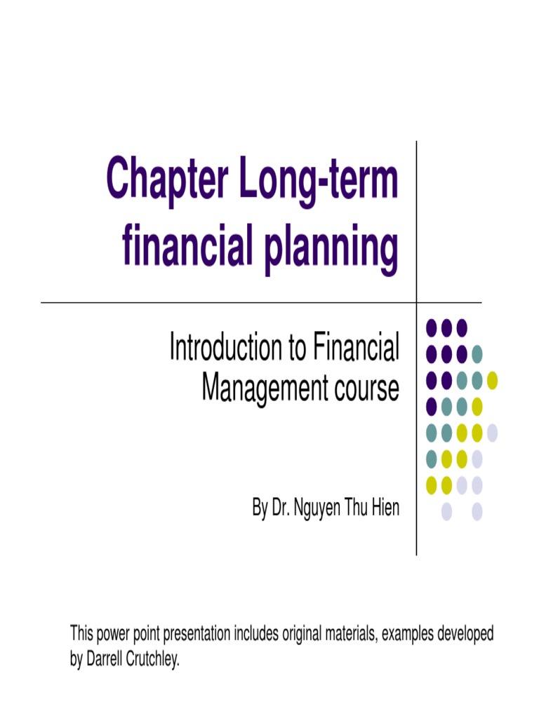 2b - Long Term Financial Planning and Growth (Compatibility Mode) | PDF ...
