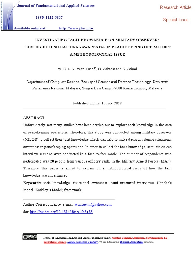 Investigating Tacit Knowledge | PDF | Situation Awareness | Tacit Knowledge