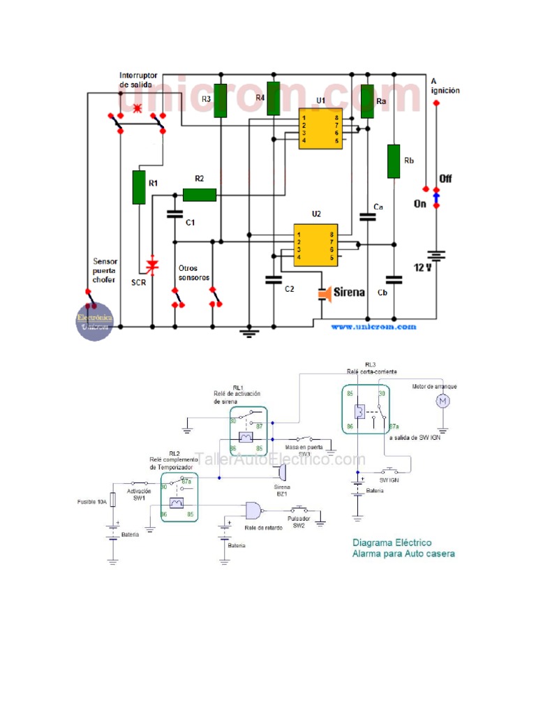 Diagrama Electrico Relés | PDF