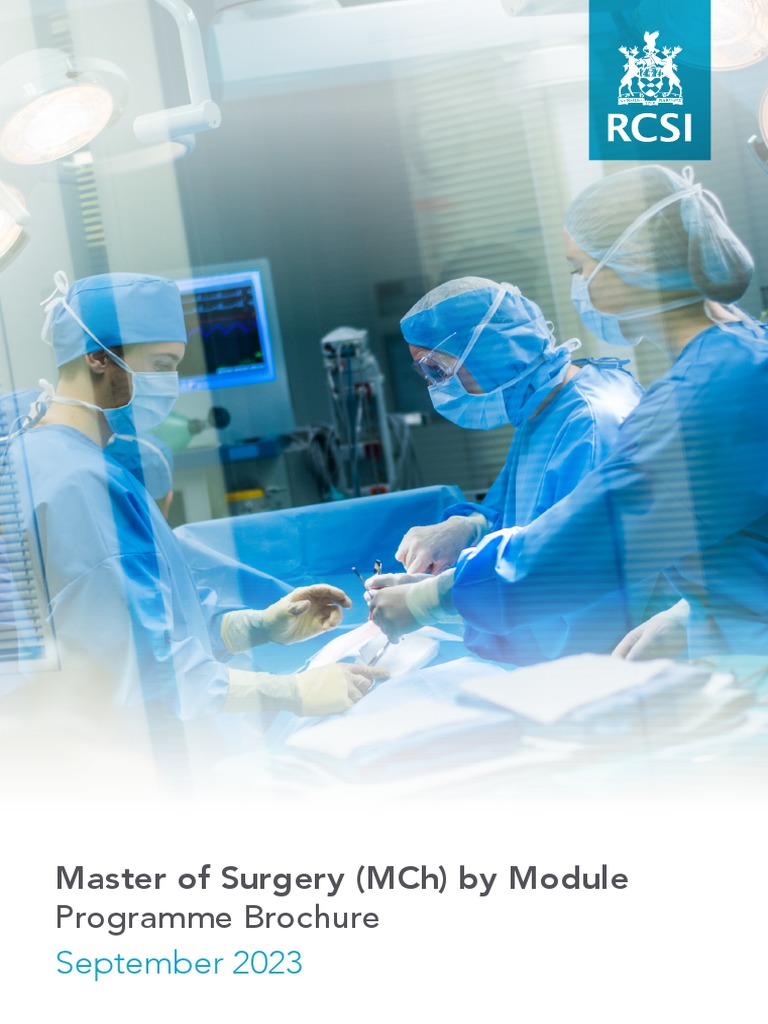 Master of Surgery by Module 2023 Brochure | Descargar gratis PDF ...