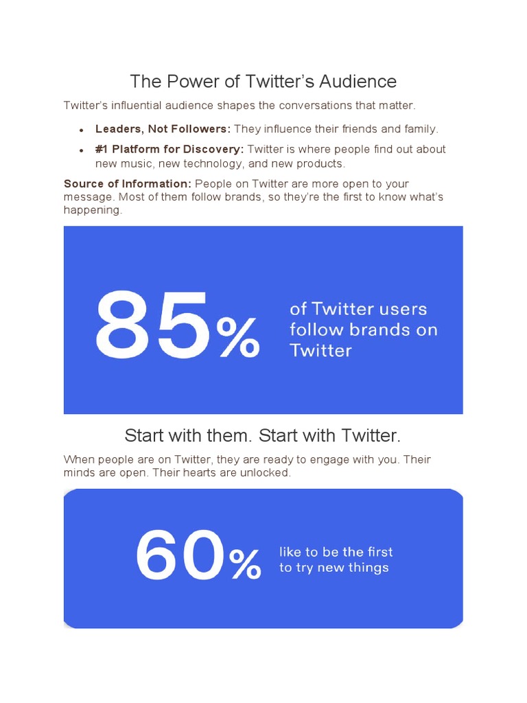 The Power of Twitter's Audience | PDF