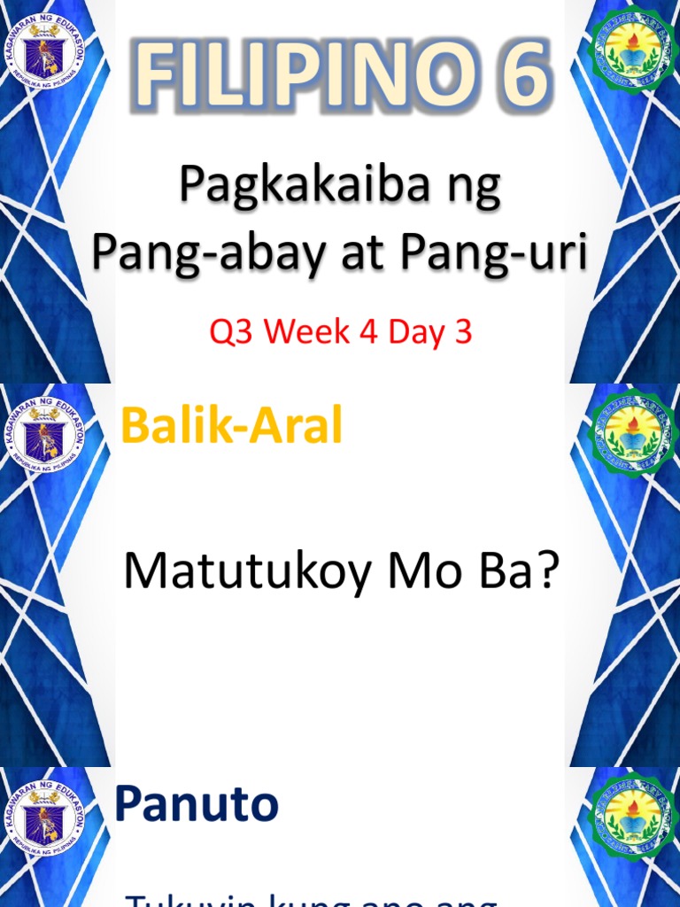 COT 3 Filipino 6 Q3 | PDF