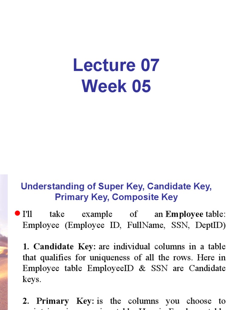 DB Lec 7 | PDF | Information Science | Software Engineering