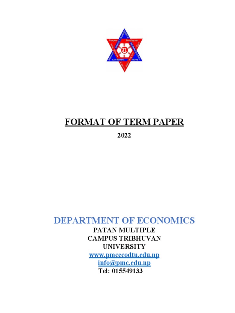 Format OF Term Paper | PDF | Science | Cognitive Science