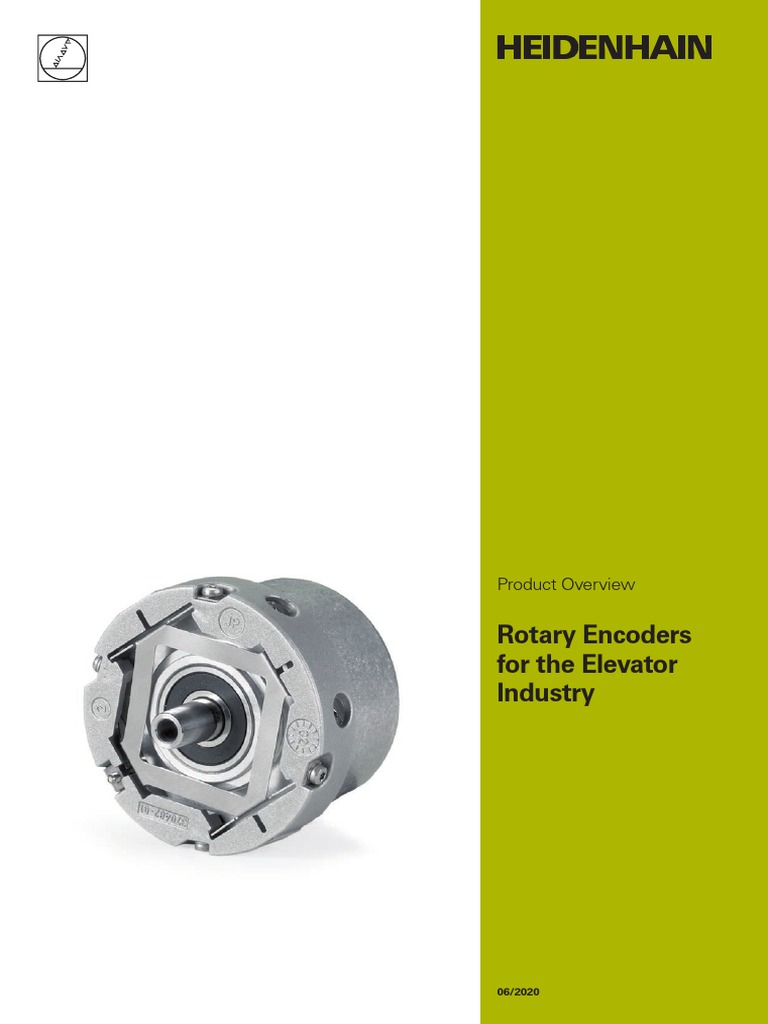 Elevator Industry Rotary Encoders | PDF | Electric Motor | Elevator