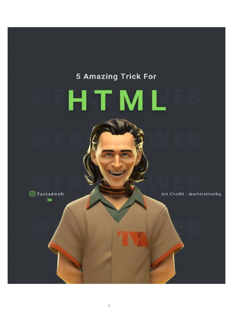 Html Tricks Pdf