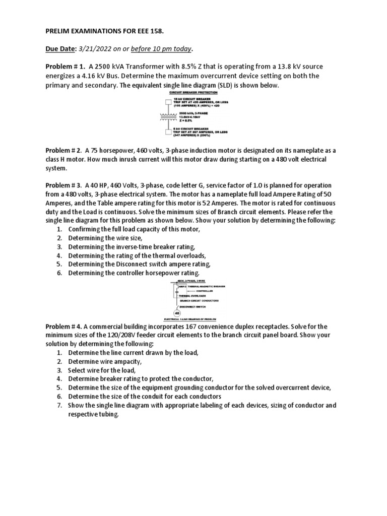 Prelim Examinations For Eee 158 | PDF | Technology & Engineering