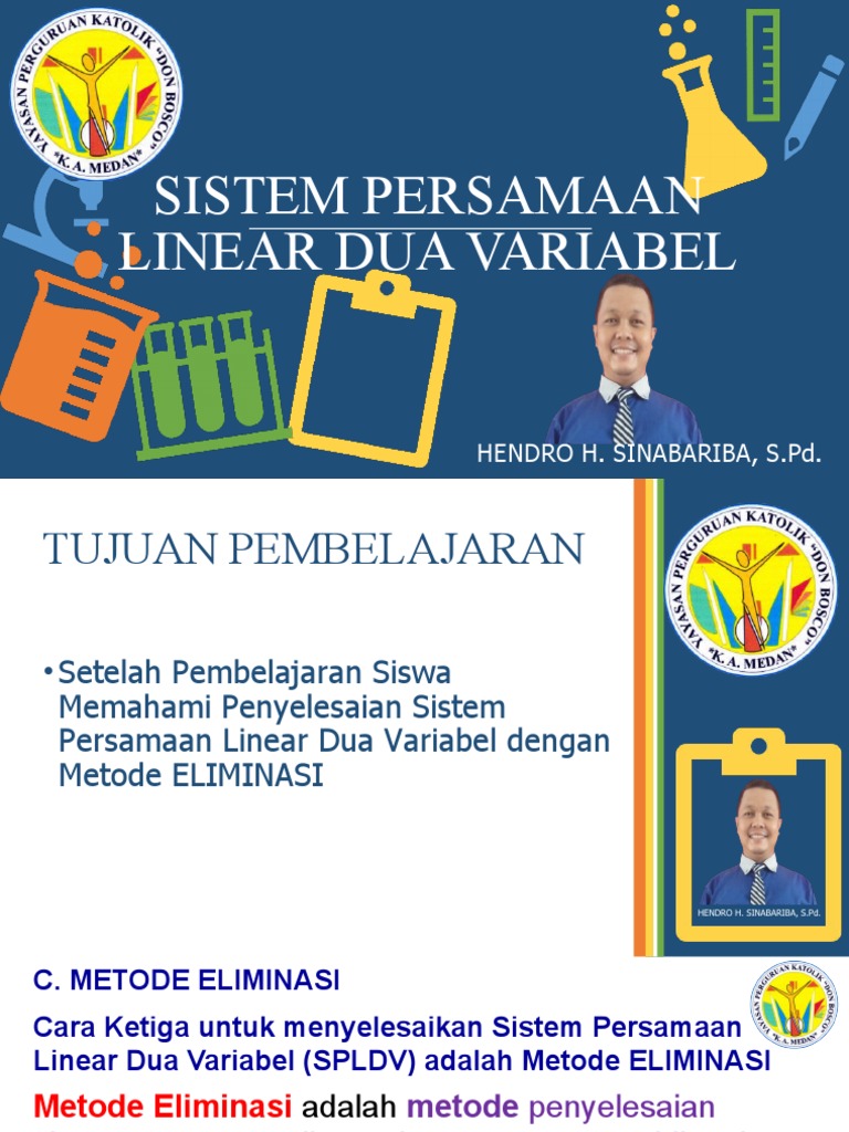 Menyelesaikan Sistem Persamaan Linear Dua Variabel Dengan Metode ...