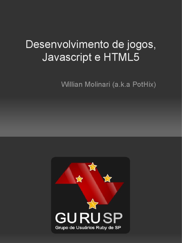 Desenvolvimento de Jogos Com Javascript | PDF | Informática | Programas