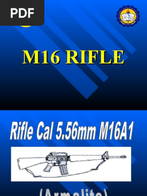 M16 Angrepsrifle Diagram
