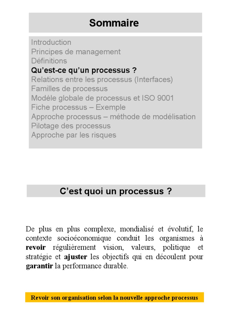 2 C Est Quoi Un Processus | PDF