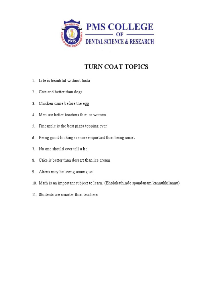 Controversial Claims and Debatable Topics: A Discussion of Commonly ...