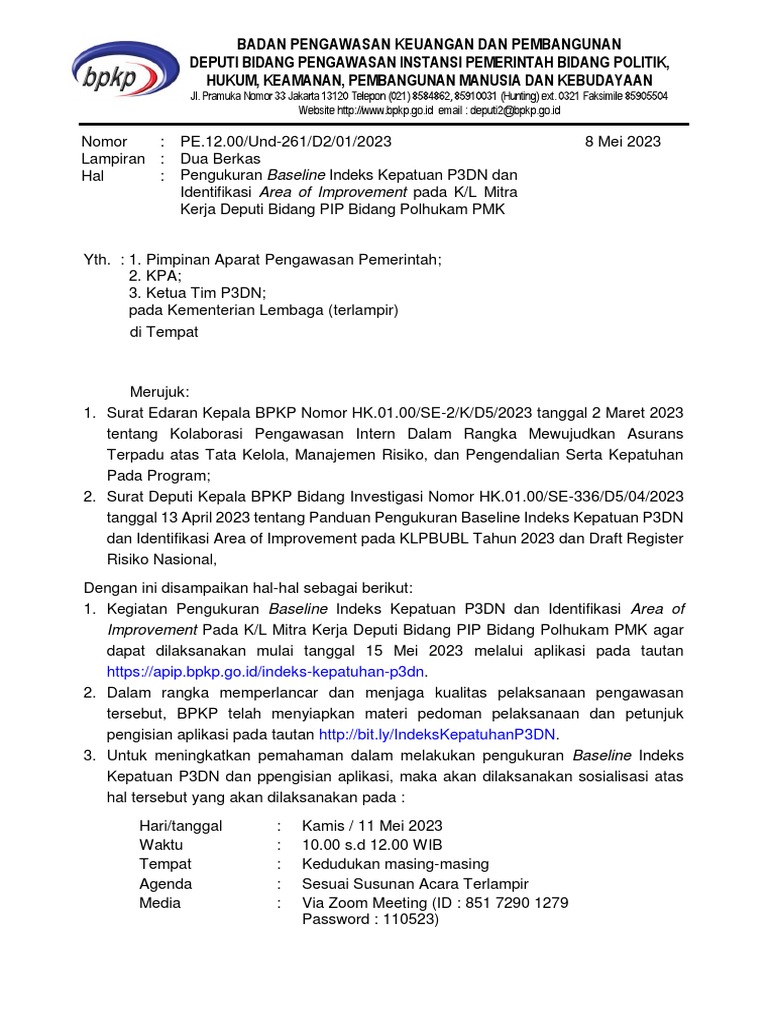 Pengukuran Indeks Kepatuhan P3DN 2023 | PDF | Ilmu Sosial