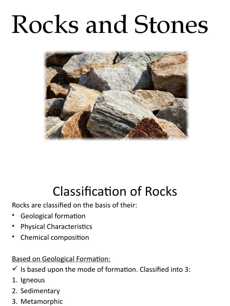 Unit 1 - Stones | Download Free PDF | Rock (Geology) | Sedimentary Rock