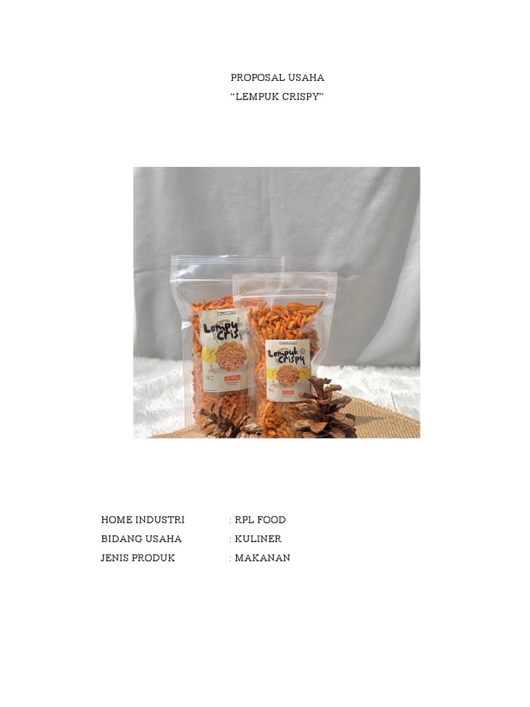 LEMPUK CRISPY RPL | PDF