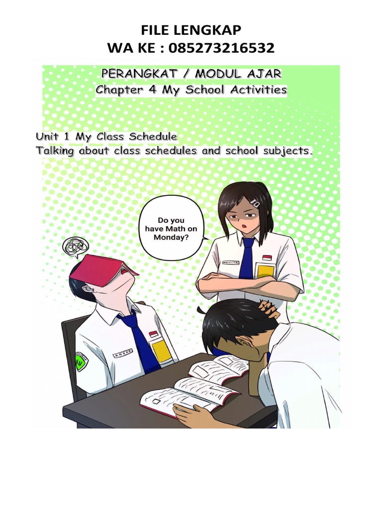 Modul Ajar Chapter 4 Unit 1 Pertemuan 1 2 Pdf 