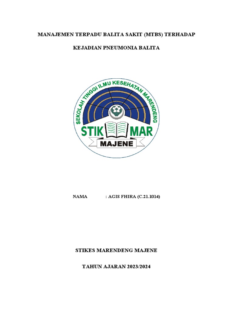 MTBS PNEUMONIA.docx | PDF