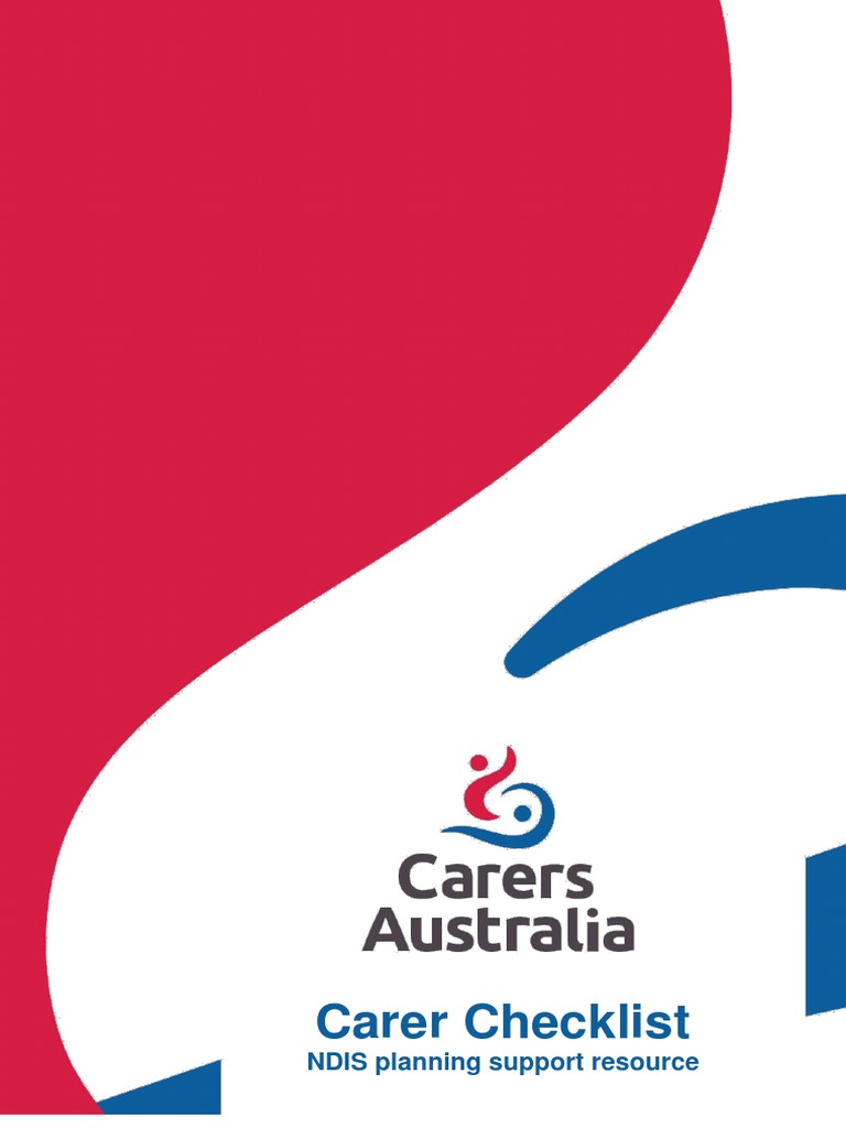 Carer Checklist May 2018 (1) | PDF | Caregiver | Psychology