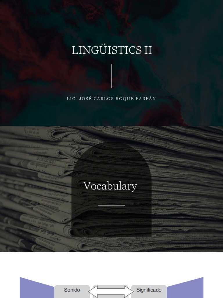 2 Class PDF | PDF | Palabra | Léxico