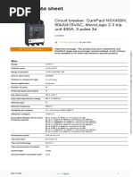 ComPact NS1000N Circuit Breaker Specs | PDF | Alternating Current ...