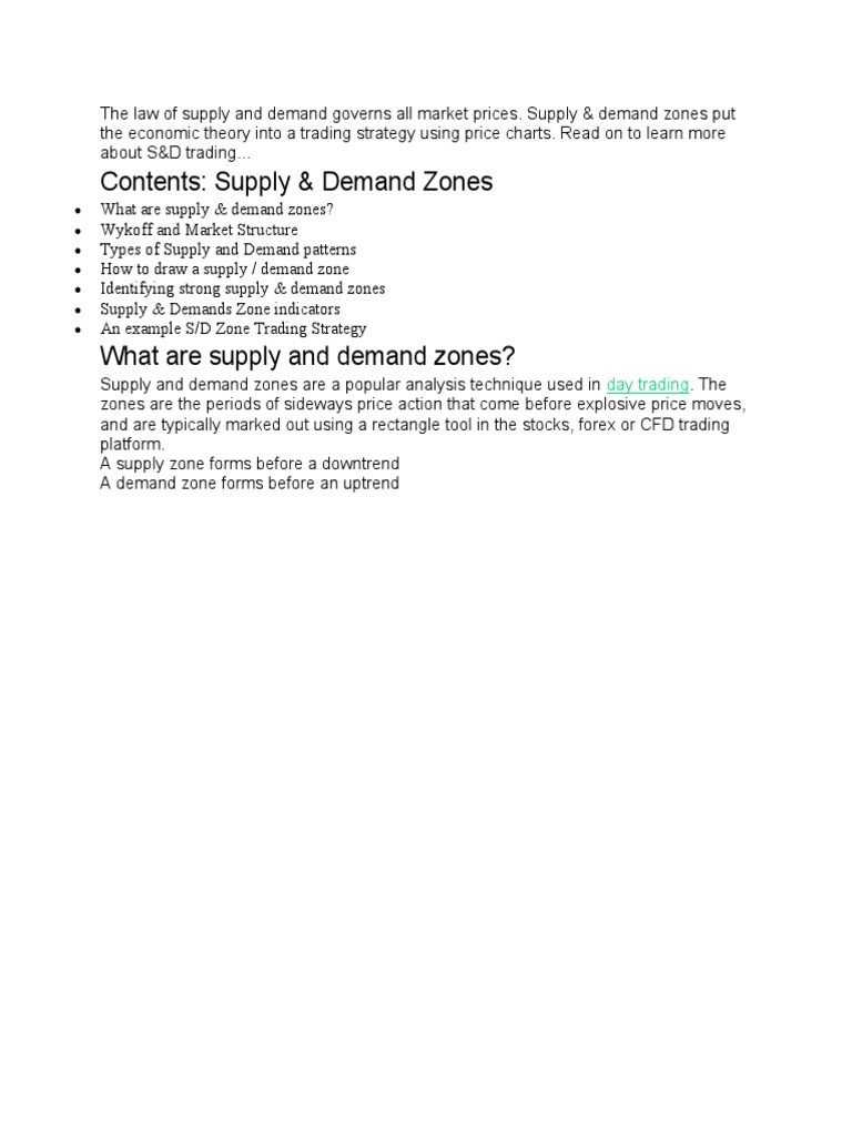 Note On Supply and Demand | PDF | Market Trend | Demand