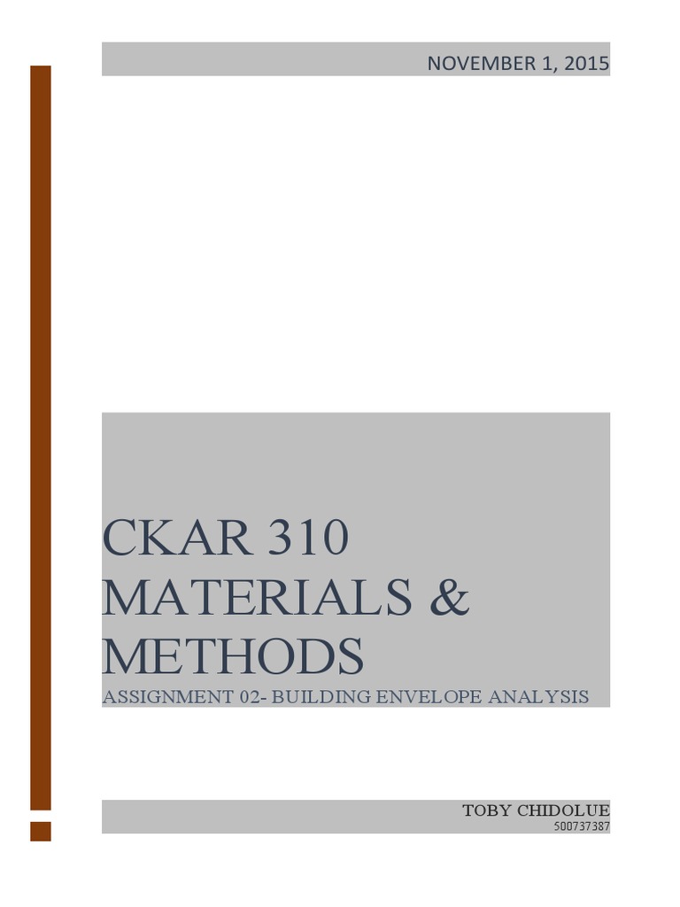 Ckar 310 - BLDG Enclosures | PDF | Building Technology | Building ...